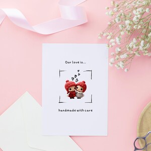 Crochet Valentine Card Printable Crochet Valentines Day Card - Etsy