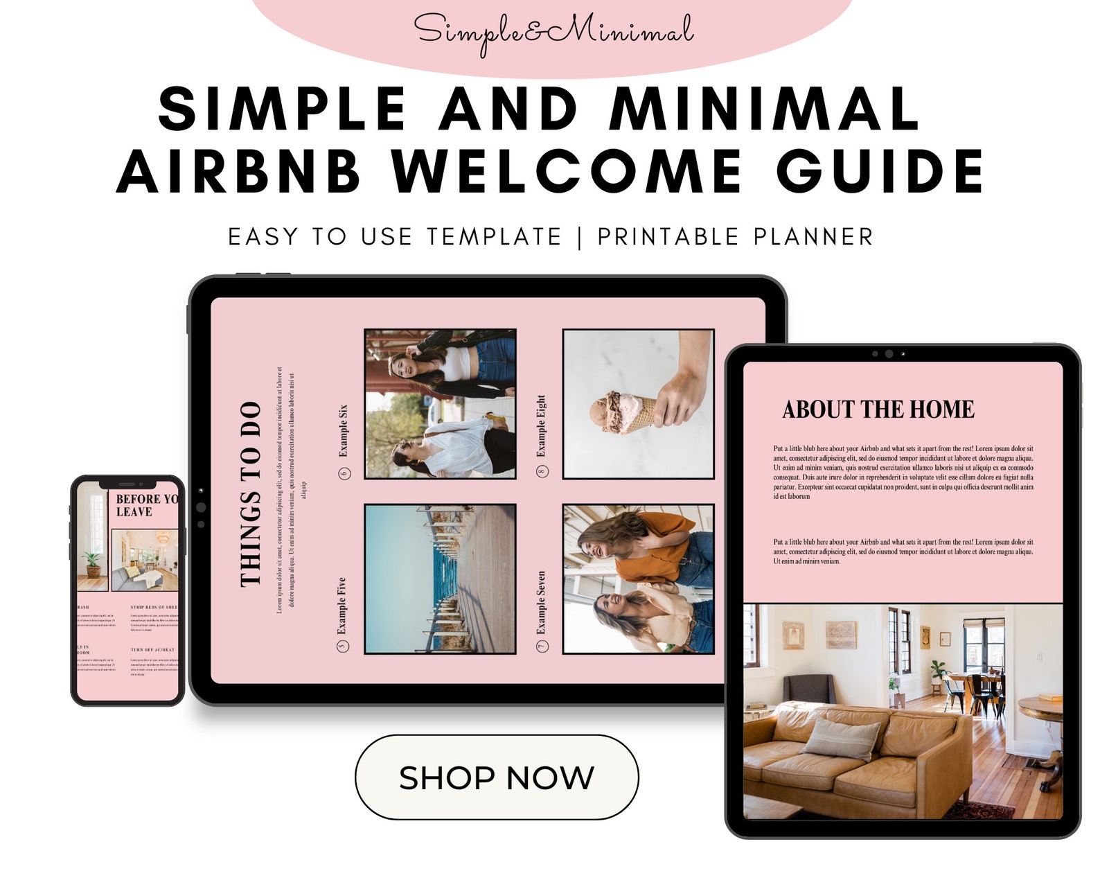 Editable Airbnb Welcome Guide Signage Printable Short Term - Etsy