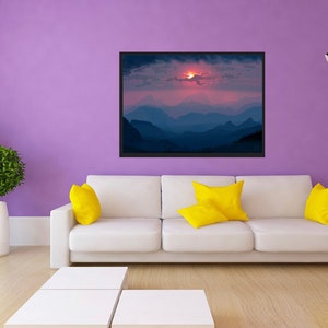 Purple Mountain Majesty - Etsy