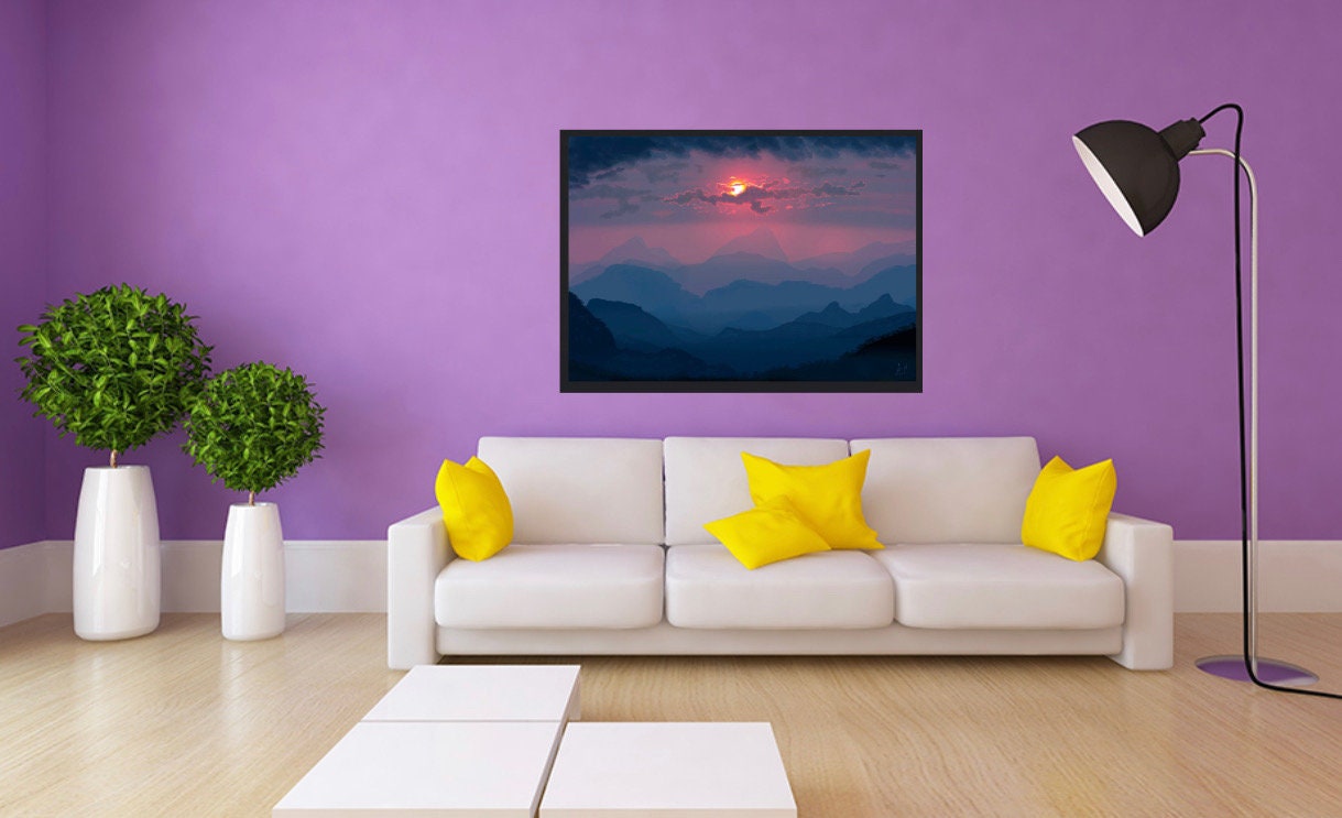 Purple Mountain Majesty - Etsy