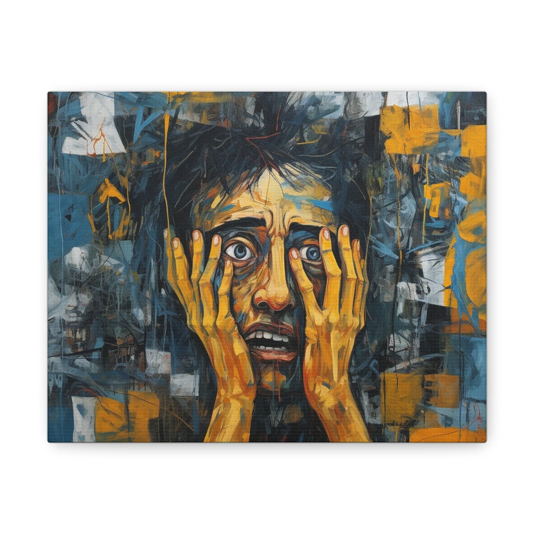 Anxiety Artwork Abstract - Etsy