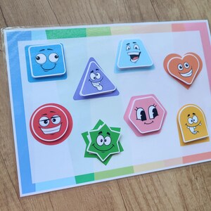 Preschool Activity Sheet - Printable Shapes and Color Learning ...