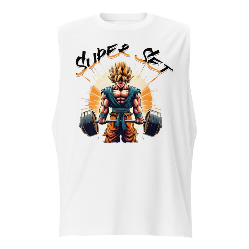 Dragon Ball Z Gym Shirt Super Set Goku white - Etsy