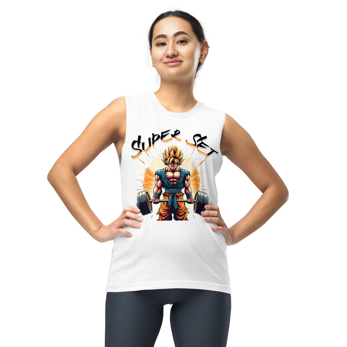 Dragon Ball Z Gym Shirt Super Set Goku white - Etsy