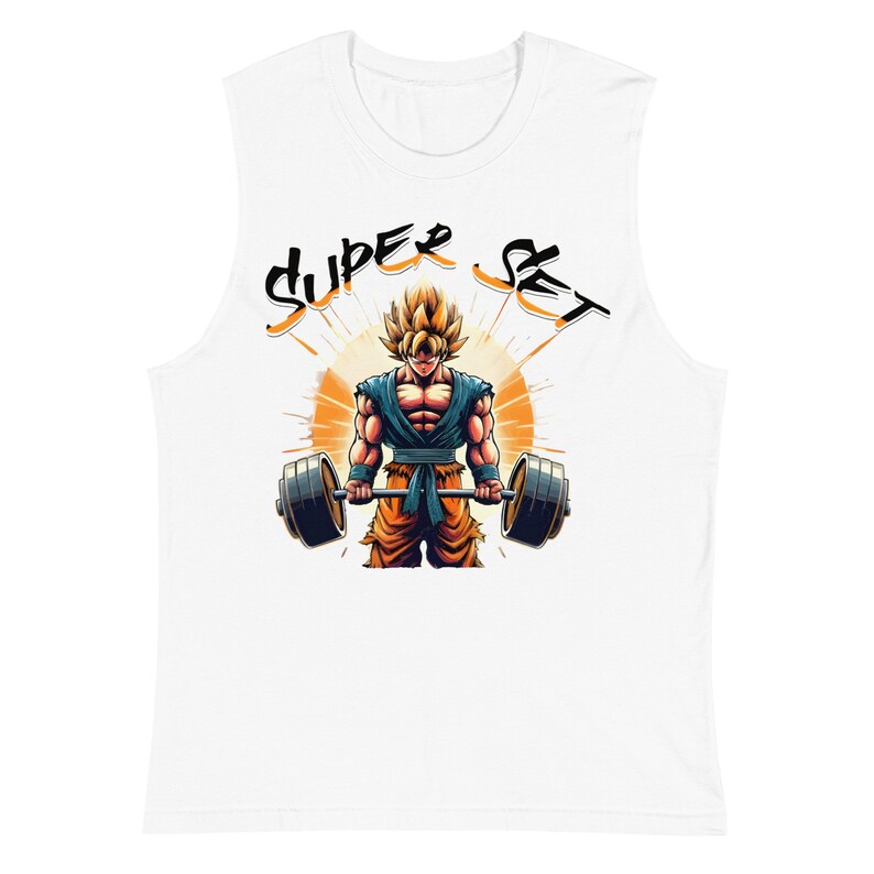 Dragon Ball Z Gym Shirt Super Set Goku white - Etsy