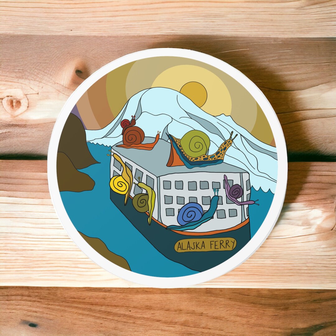Bellingham Ferry Sticker - Etsy
