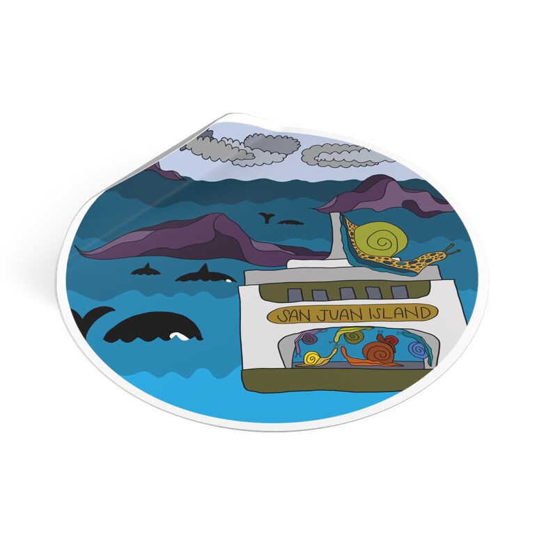 San Juan Ferry Sticker - Etsy