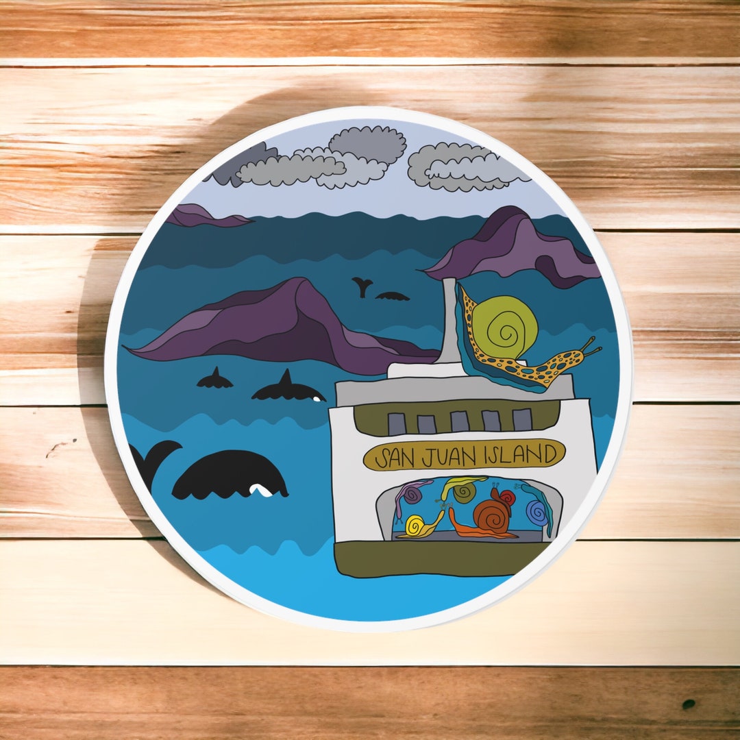 San Juan Ferry Sticker - Etsy