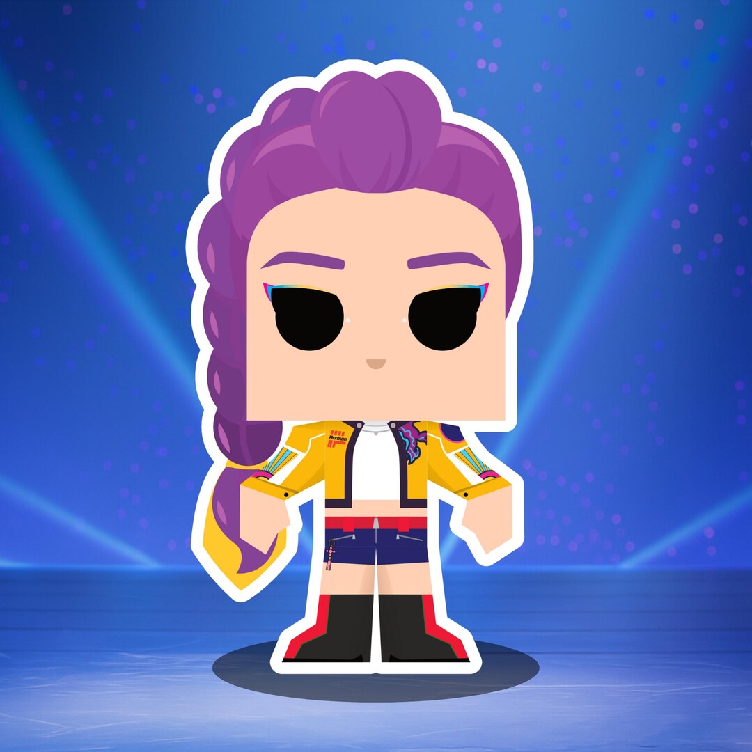 Rumi (kpop Demon Hunters) - Papelcool, Plantilla DIY, Papercraft En 3D ...
