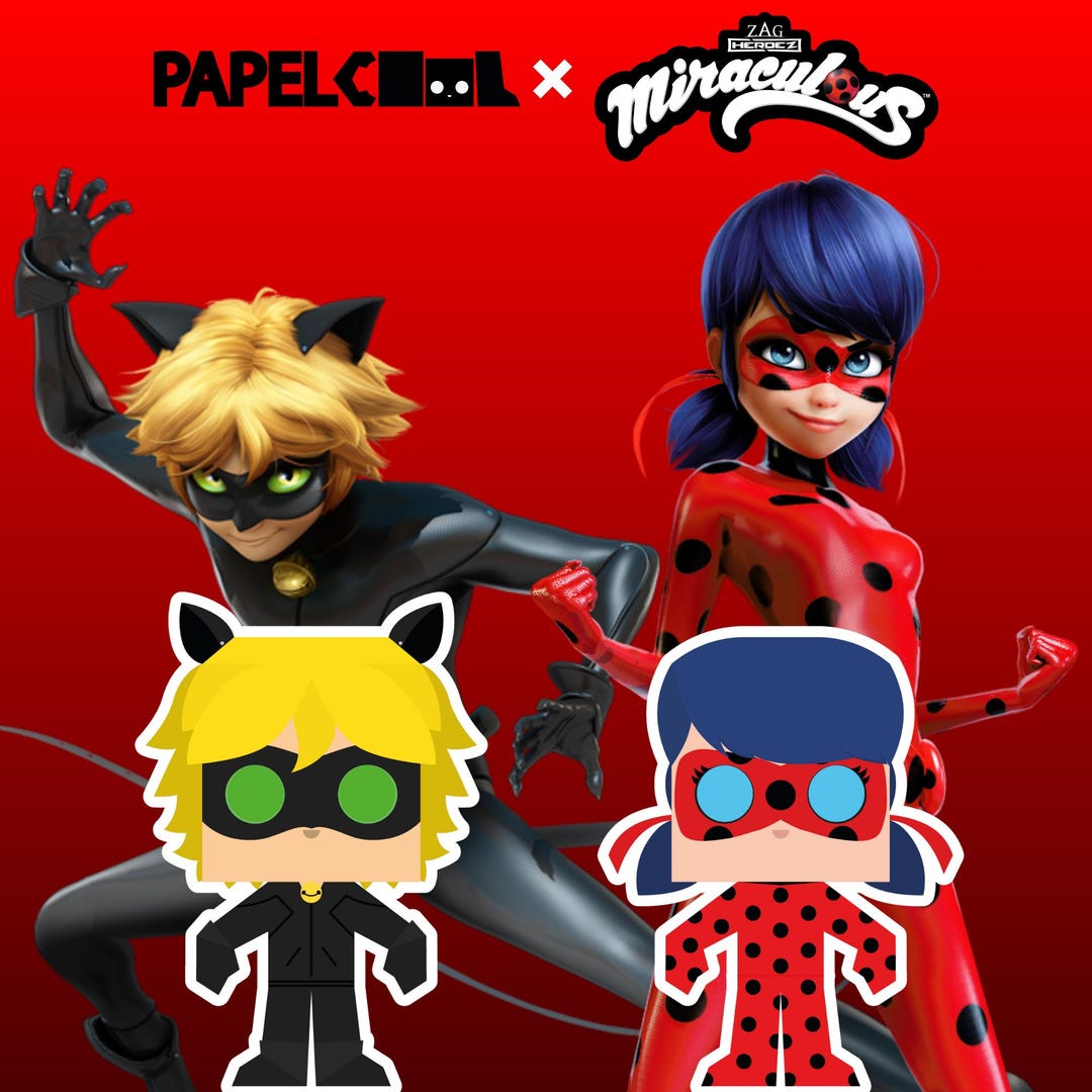Miraculous Papelcool, Plantilla DIY, Papercraft En 3D - Etsy