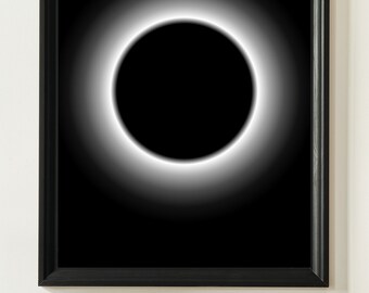 Minimalist Digital Art : Shadow of a Man - Etsy