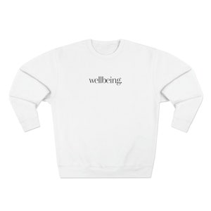 Wellbeing Unisex Premium Crewneck Sweatshirt - Etsy