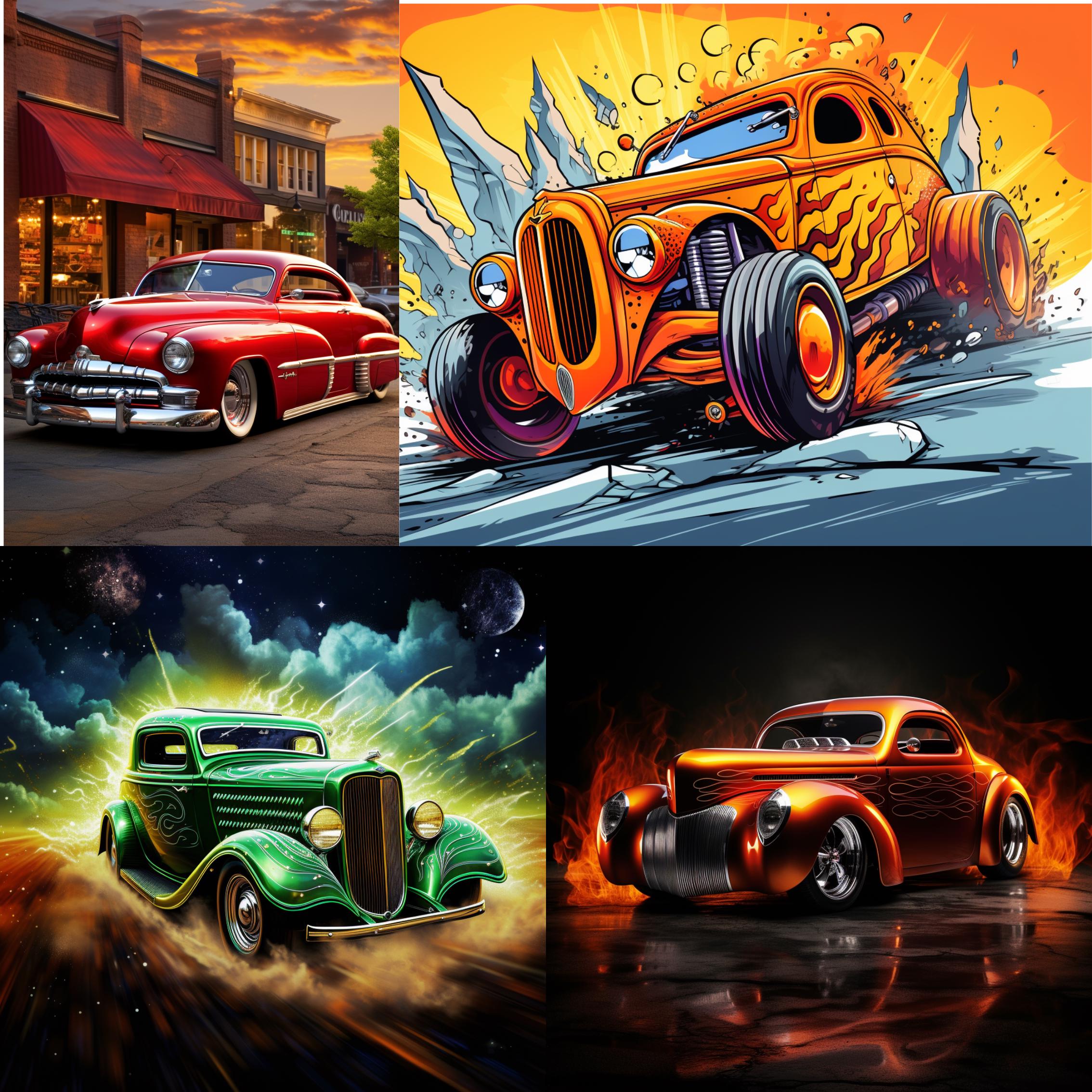1120 Images Hot Rods, Custom Cars, Classics, Comic, Futuristic Cars. Instant Downloadable Images ...