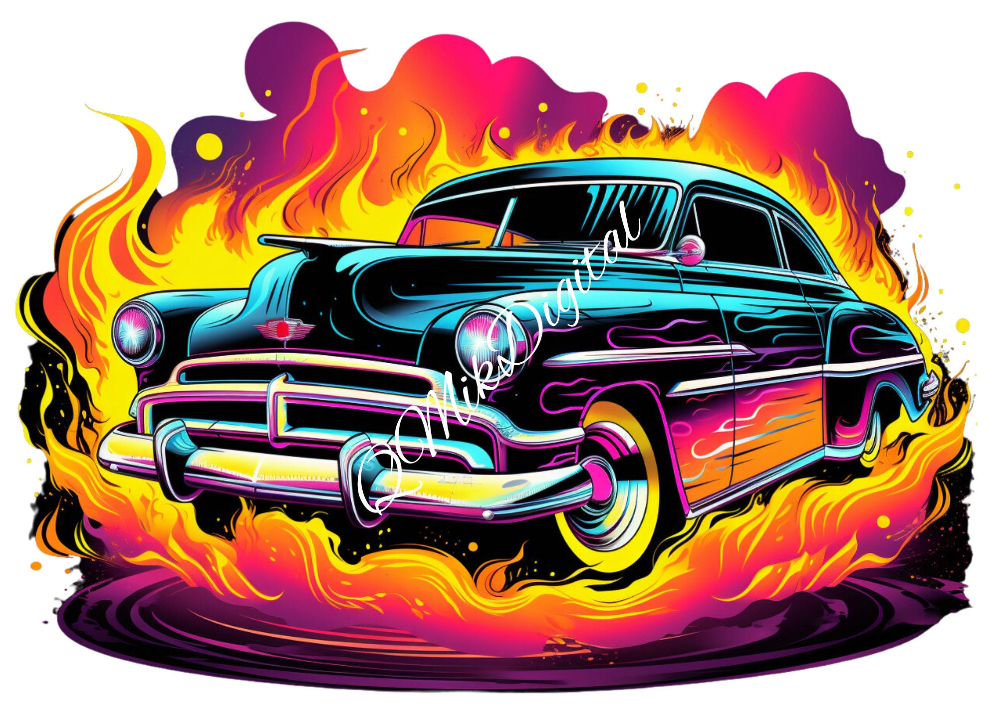 American Hot Rod T Shirt Design. SVG Transparent Background. Custom Car Retro Vintage Hot Rod - Etsy