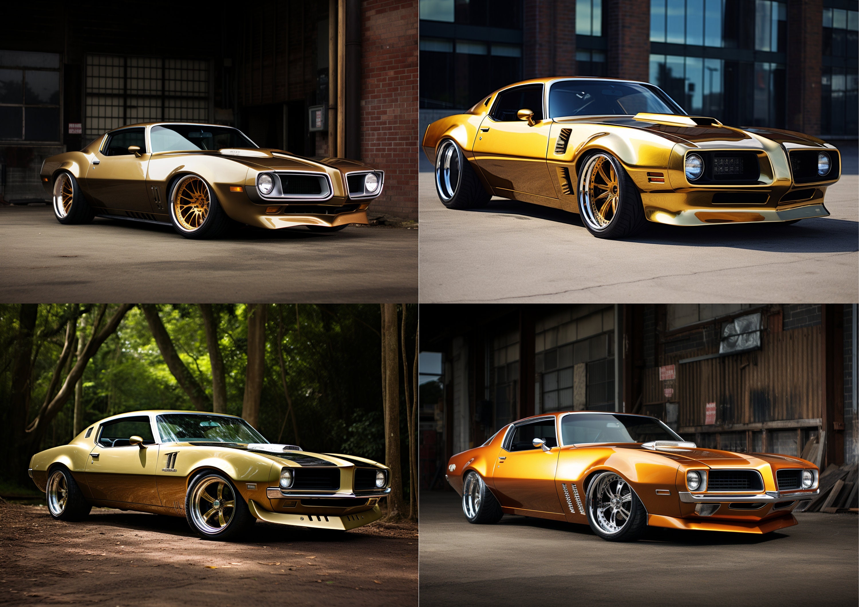 4 Customized Trans Am Firebird Images. Downloadable Image 300+ DPI PNG ...