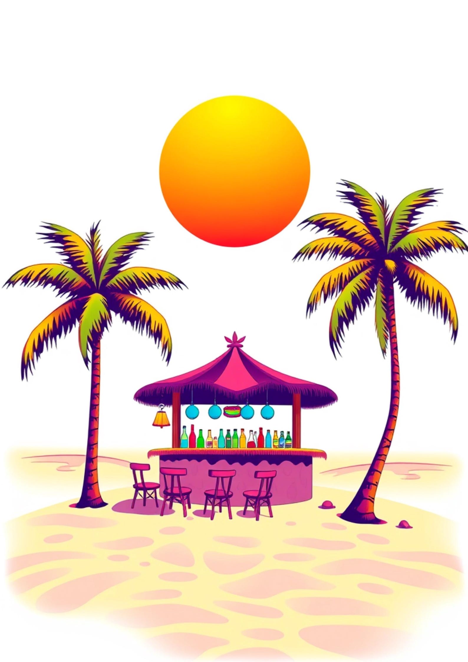 12 Abstract Tropical Beach Bar Downloadable Images. HQ JPG Format at ...