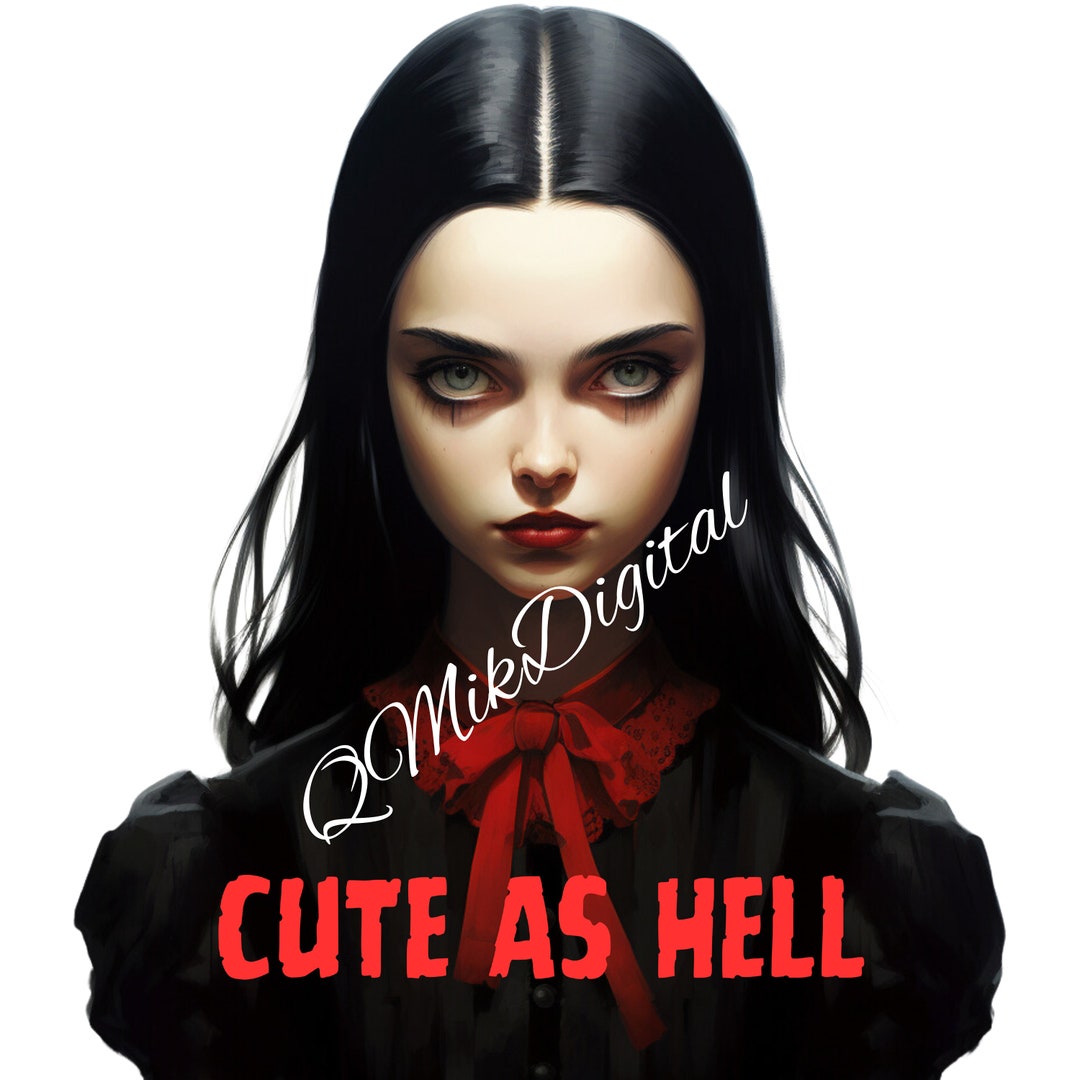 Cute as Hell. Downloadable Image. PNG & SVG Transparent Background ...