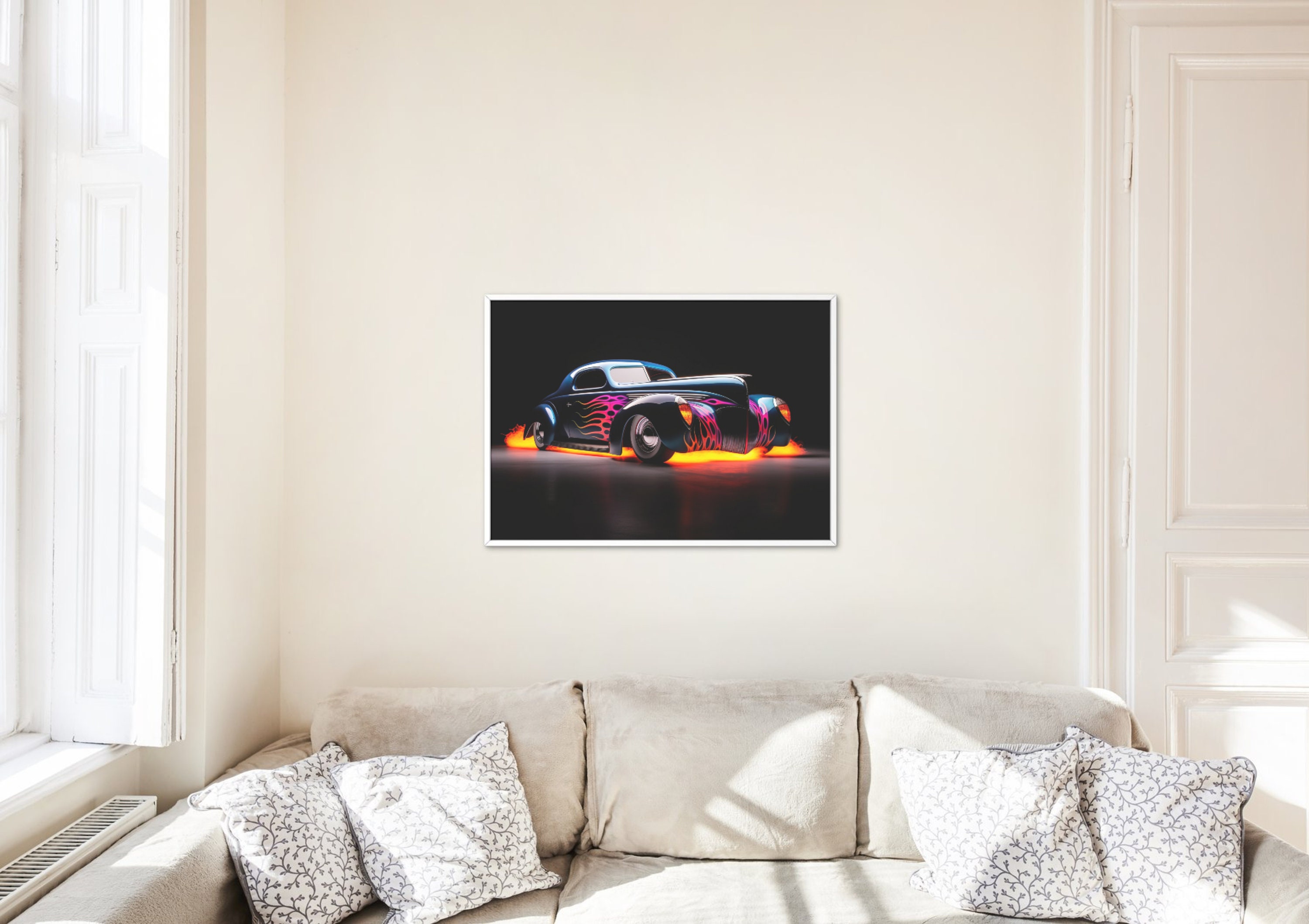1932 Lincoln Zephyr Cartoon Image. Downloadable Printable Image. 300 ...