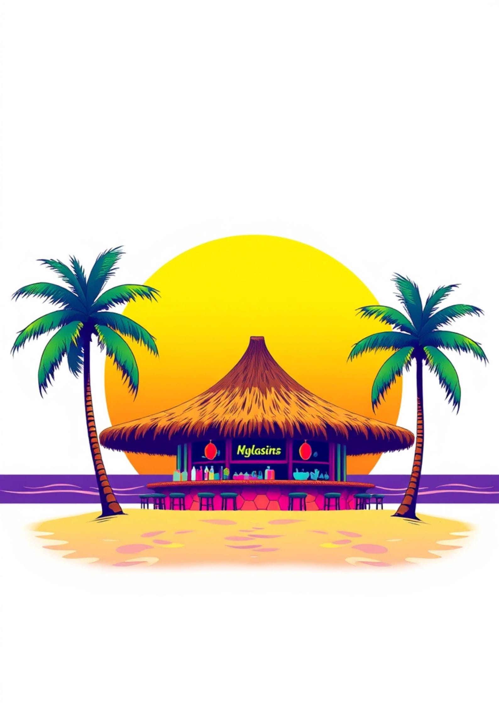12 Abstract Tropical Beach Bar Downloadable Images. HQ JPG Format at ...