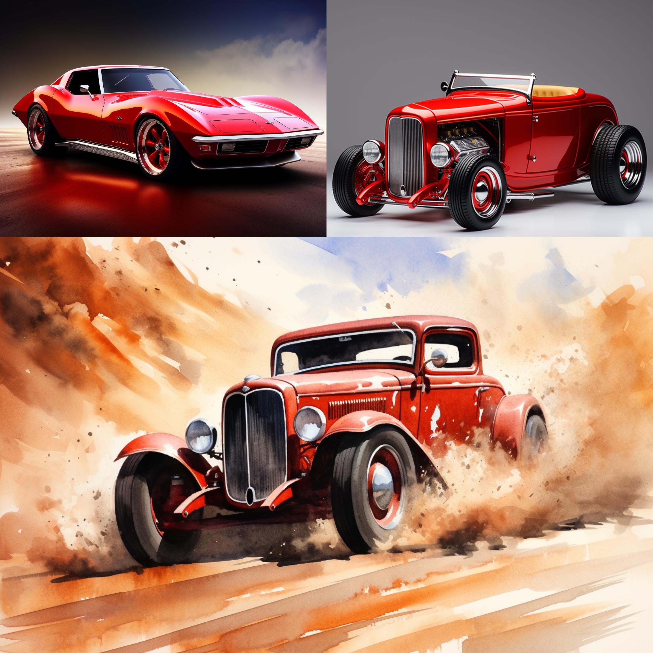 1120 Images Hot Rods, Custom Cars, Classics, Comic, Futuristic Cars. Instant Downloadable Images ...