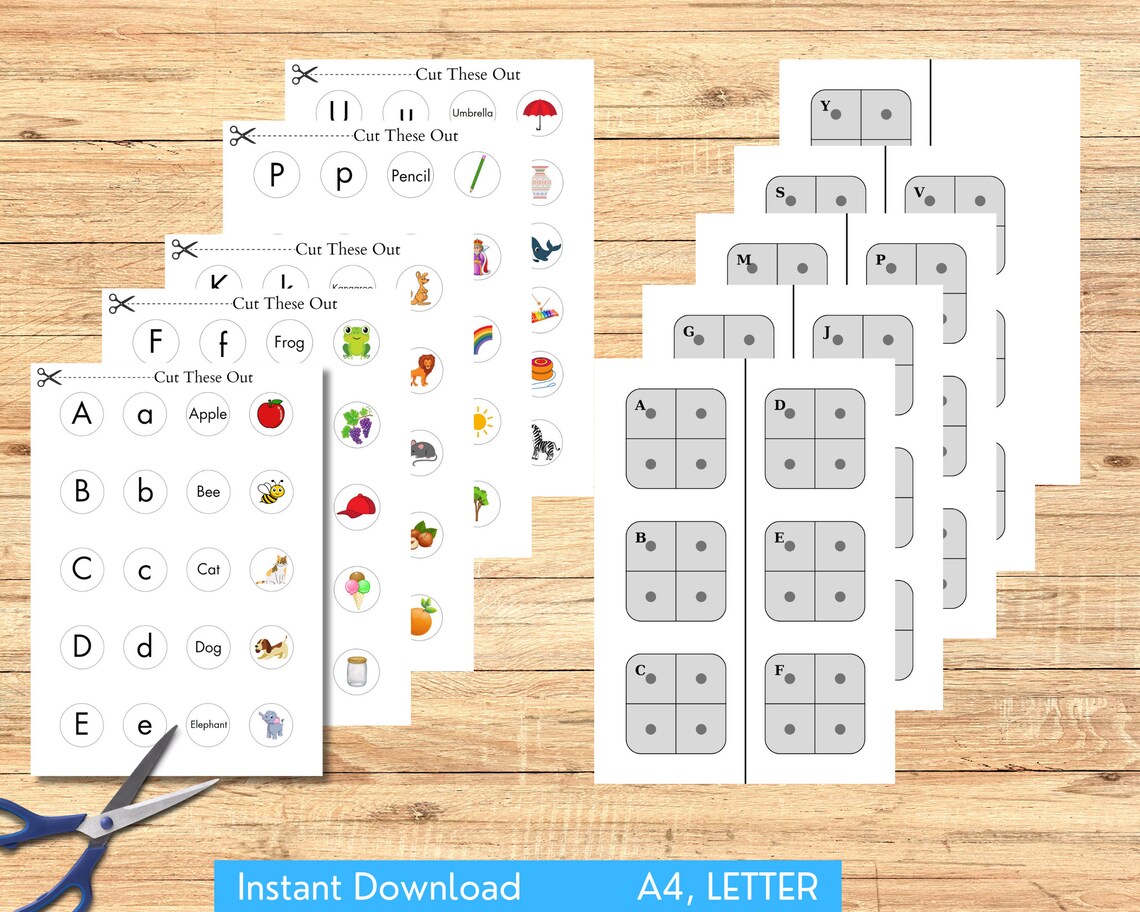 Alphabet, Alphabet Matching Game, Learning Aphabet ...