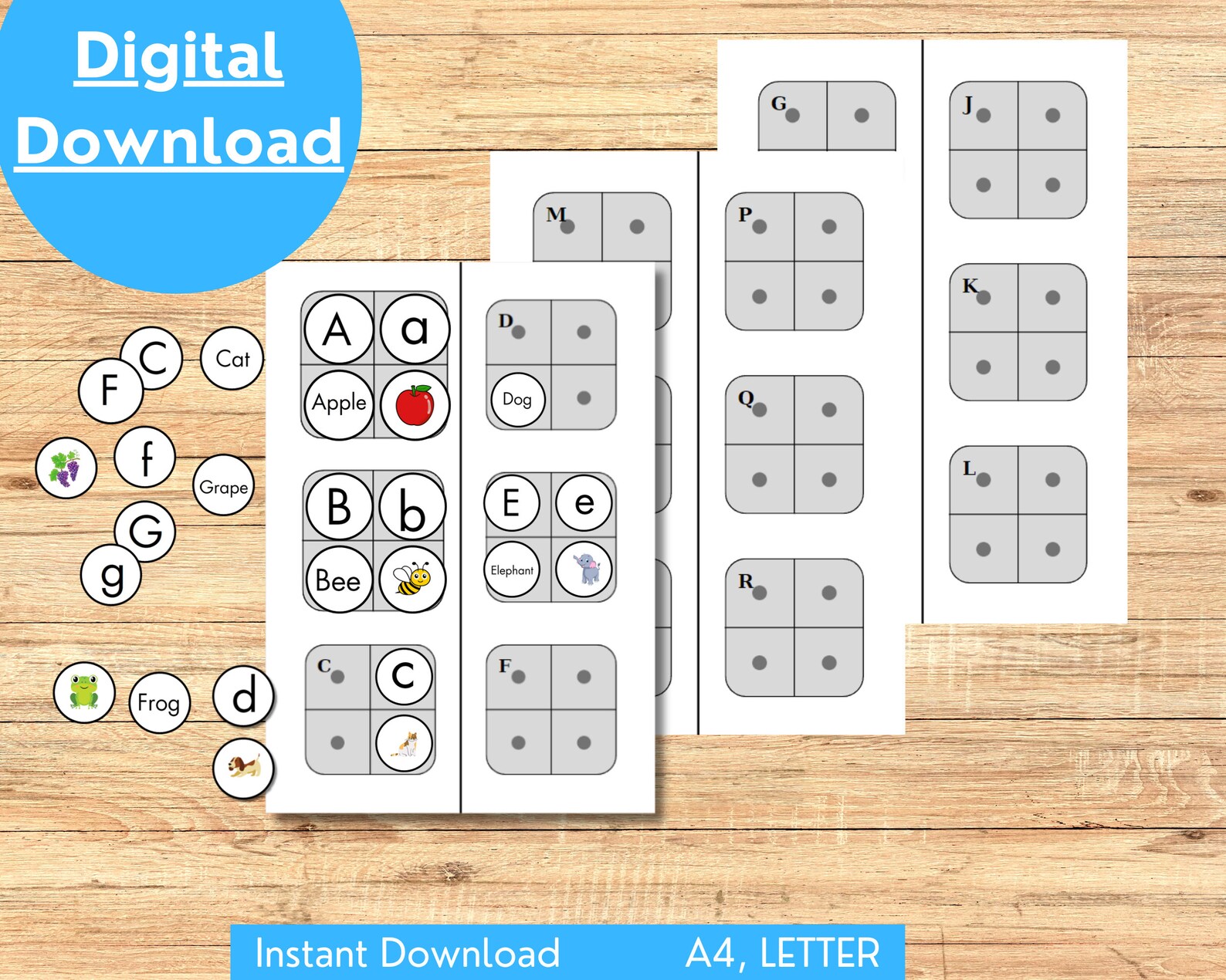 Alphabet, Alphabet Matching Game, Learning Aphabet ...