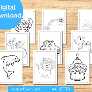 75 Printable Coloring Pages for Kids Coloring Book Download Pdf ...