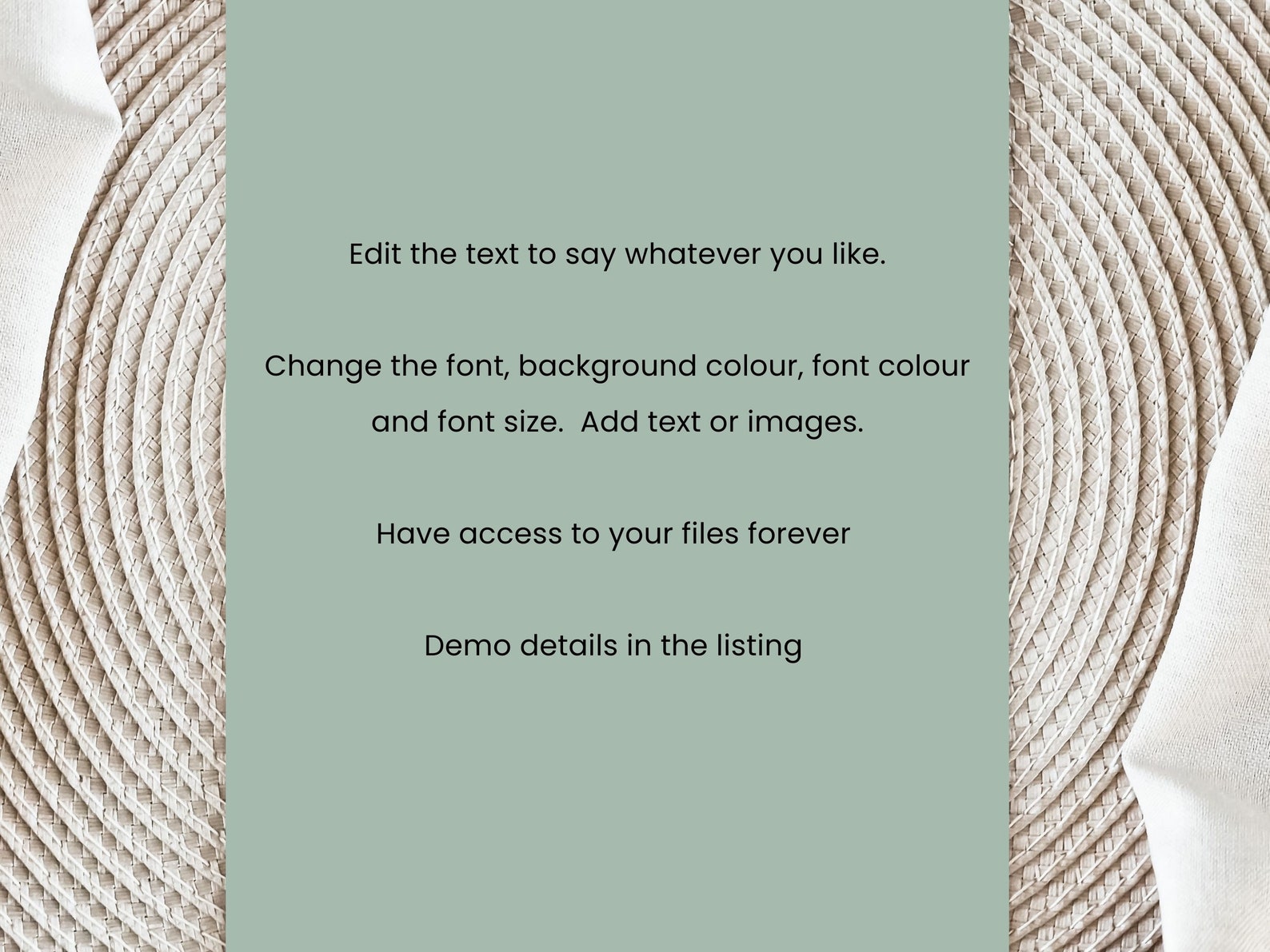 Editable Bunting, Sage Green Baby Shower Decorations, Baby Shower ...