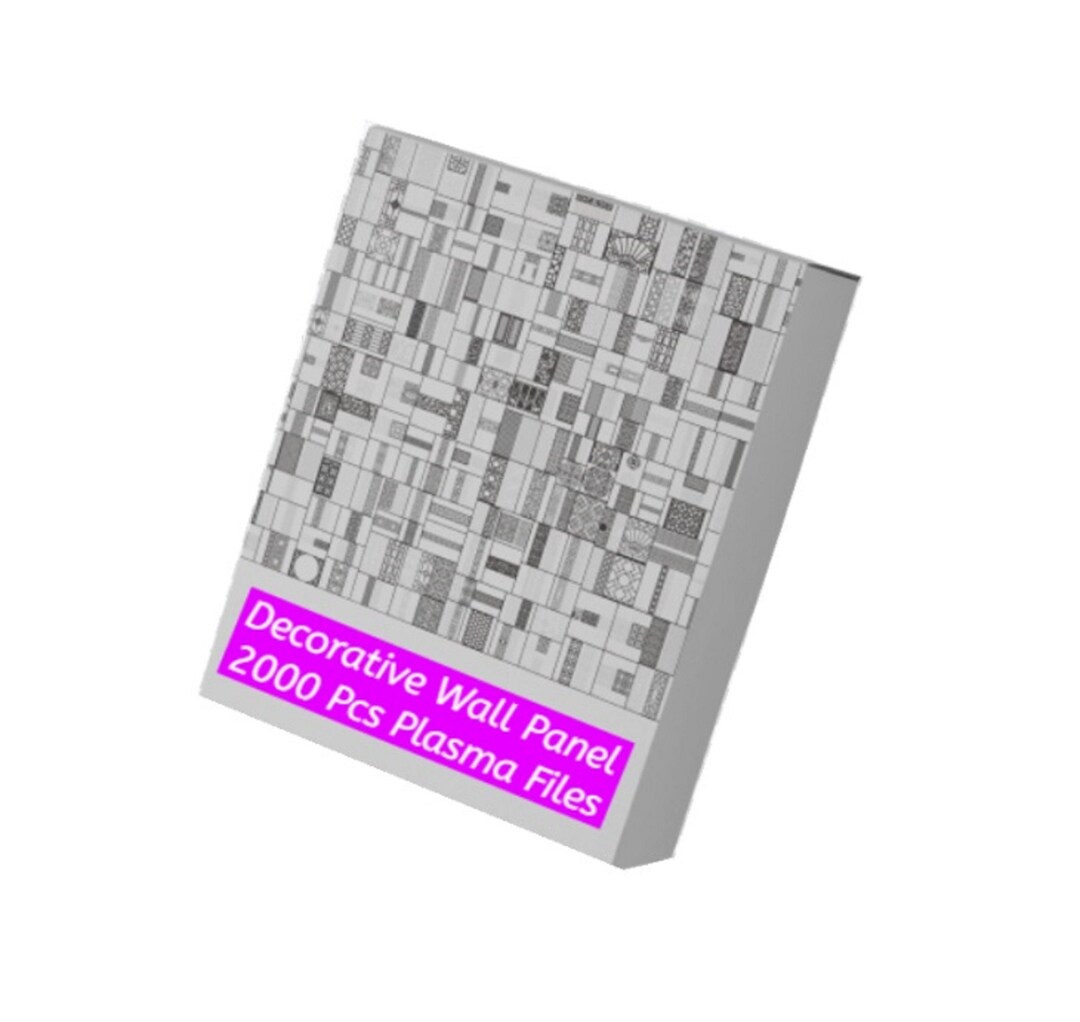 Wall Panel Collection 2000 Cnc Files Decorative Panel Dxf Svg,lightburn ...