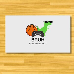 Editable Kids Play Date Contact Card Tween Boys - Etsy