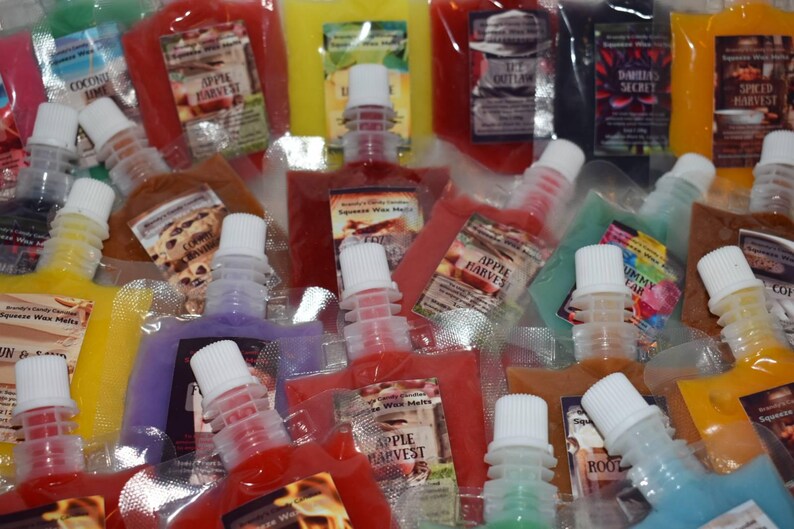 Squeeze Wax Melt Variety Sampler Box Pearlecent Colors. Highly Scented ...