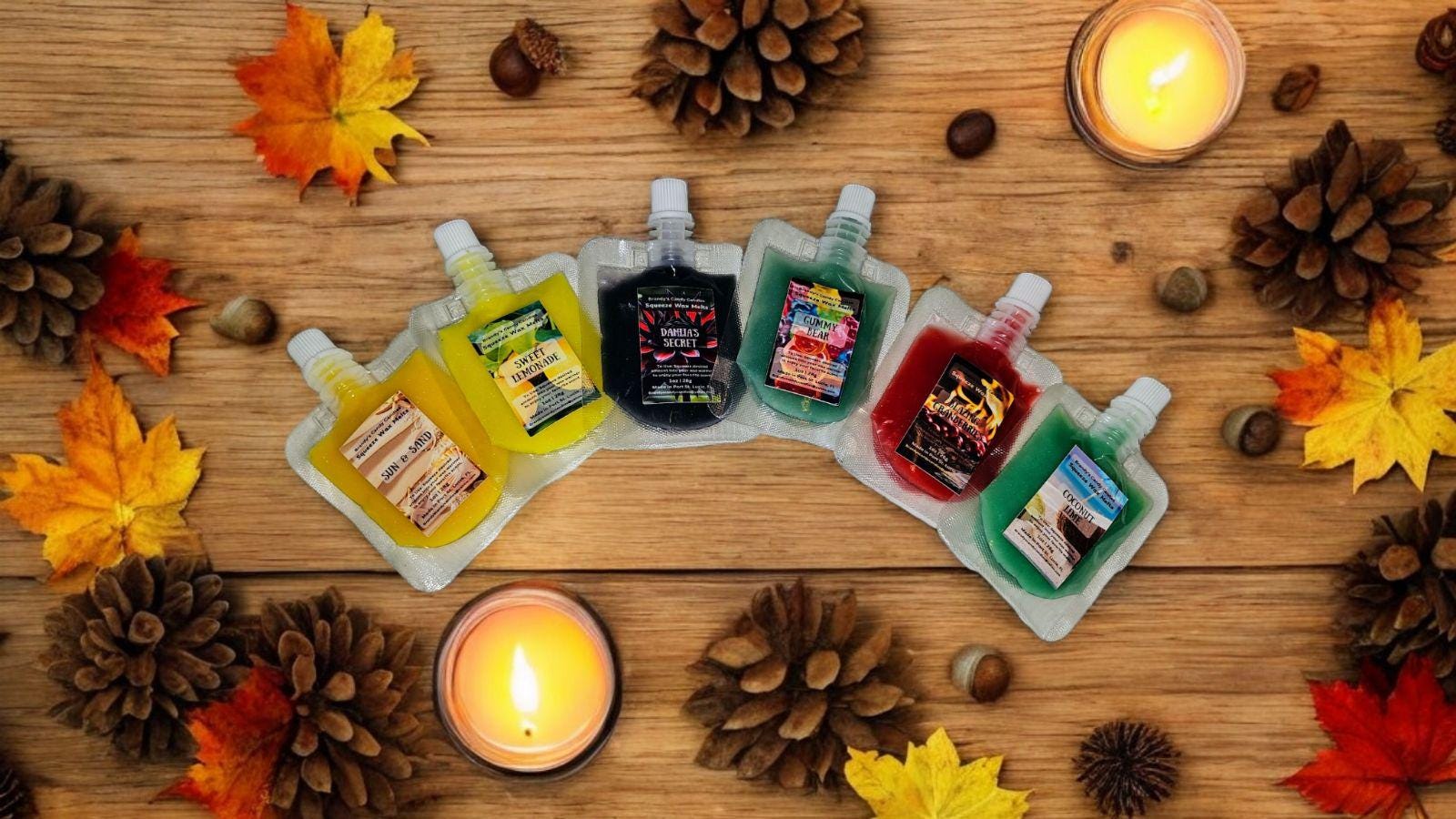 Squeeze Wax Melt Variety Sampler Box Pearlecent Colors. Highly Scented ...