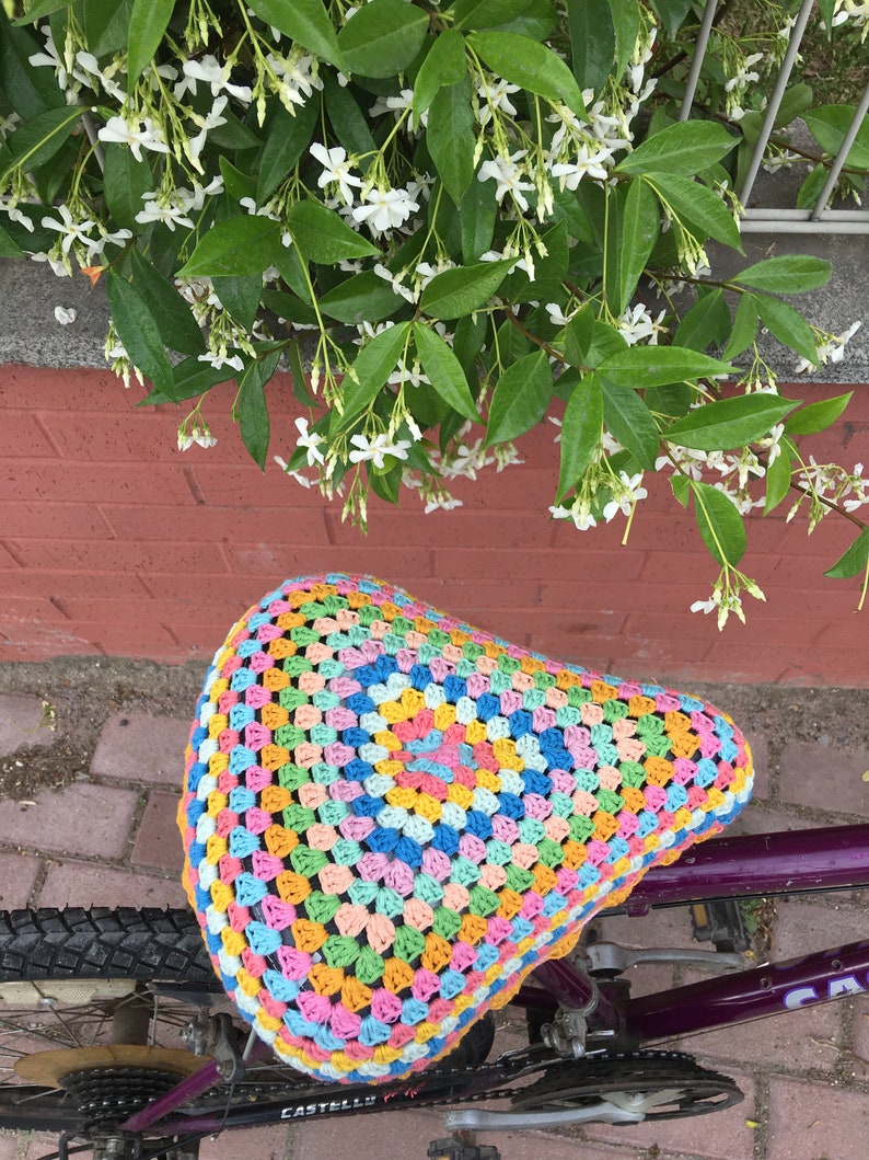 Crochet Bicycle Saddle Pattern for Adults and Kids Summer Crochet ...