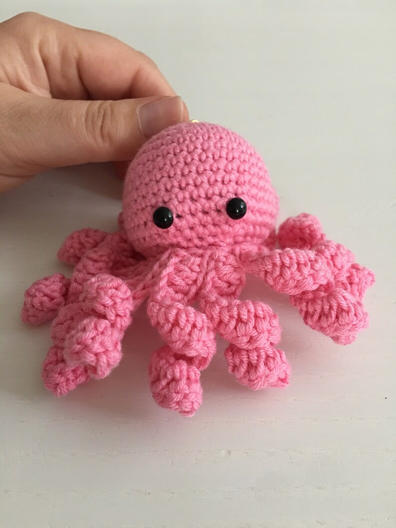Amigurumi Mini Octopus Toy Digital Pattern, Summer Toys, Summer Craft ...