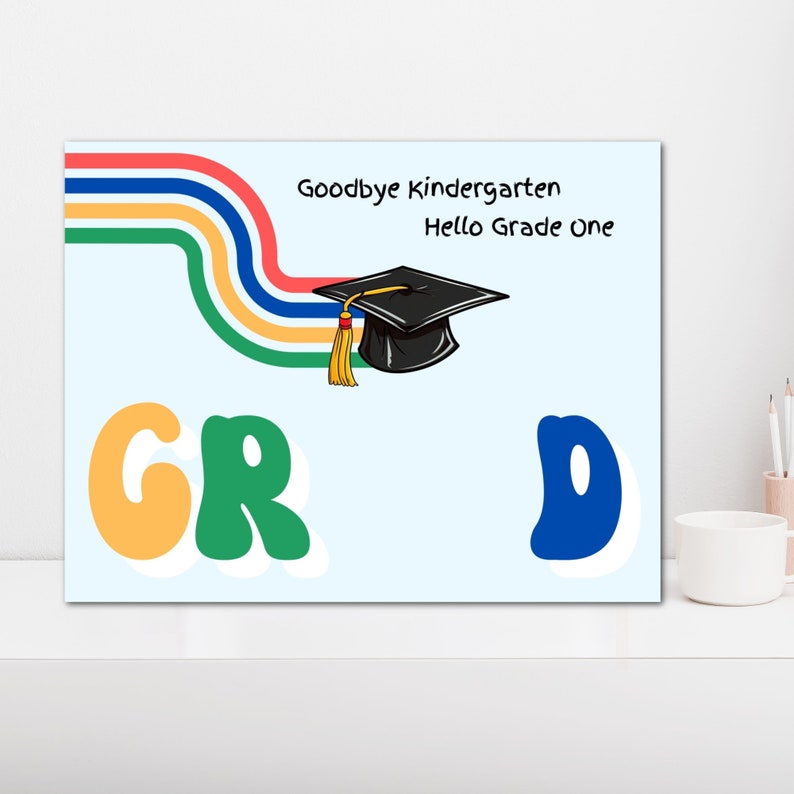 Kindergarten Graduation Handprint Art Kindergarten - Etsy