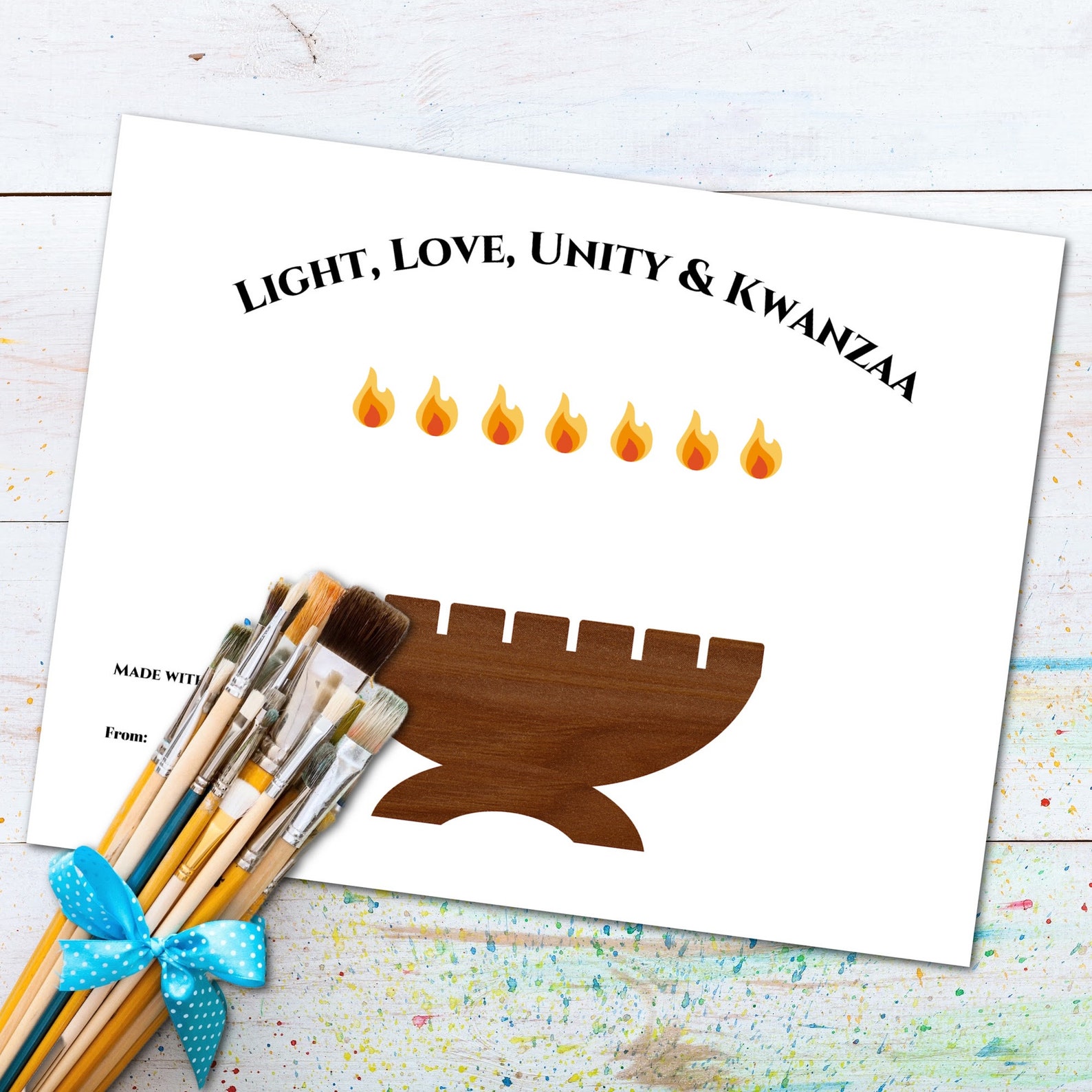 Handprint Art for Kids, Kwanzaa Handprint Art, Kwanzaa Craft, Kwanzaa ...