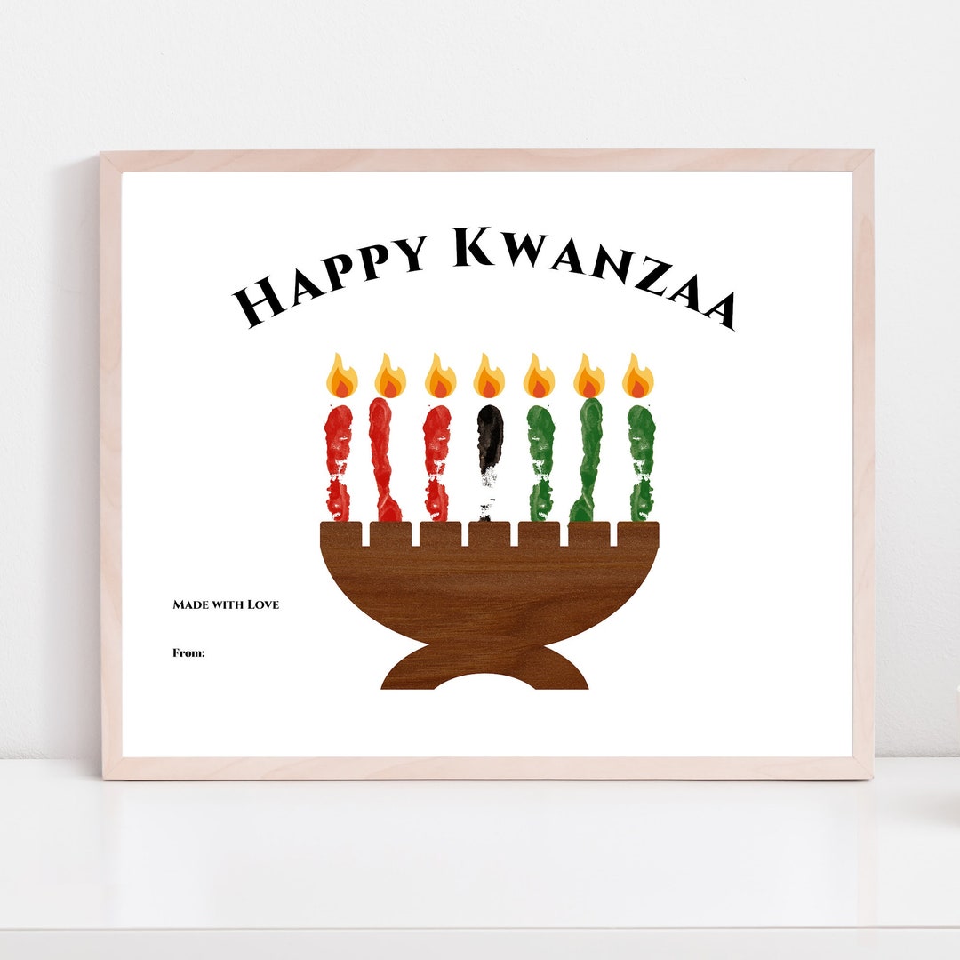 Handprint Art for Kids, Kwanzaa Handprint Art, Kwanzaa Craft, Kwanzaa ...