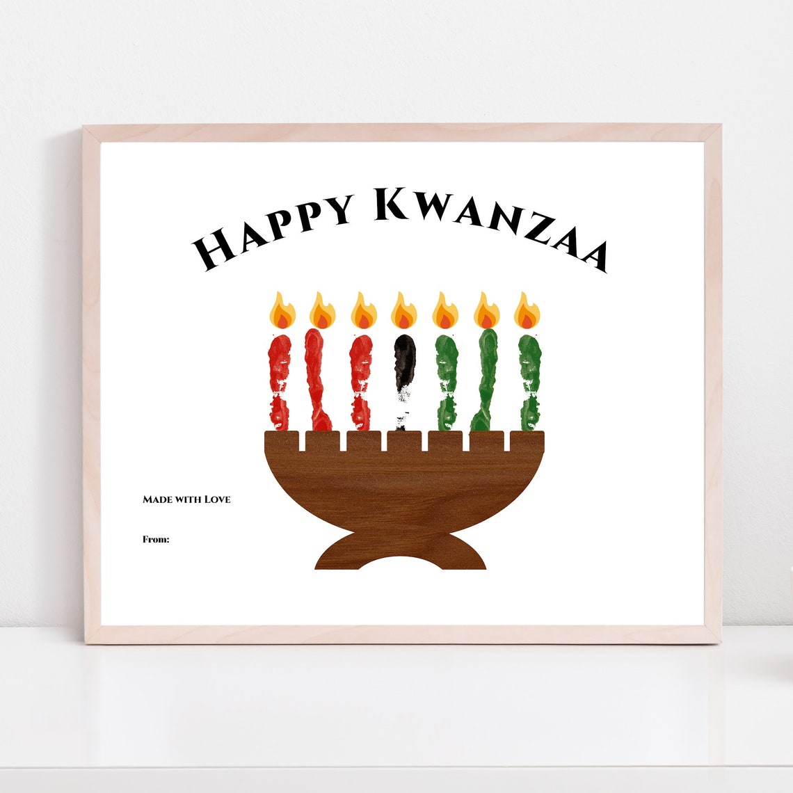 Handprint Art for Kids, Kwanzaa Handprint Art, Kwanzaa Craft, Kwanzaa ...
