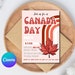 Canada Day Party Invitation, Canada Day BBQ Invitation, Canada Day ...