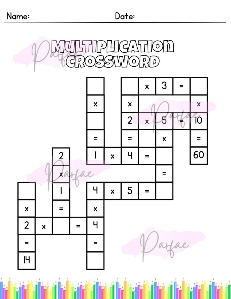 4th Grade Multiplication Worksheets- Printable - Etsy