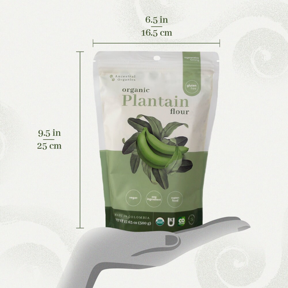Organic Plantain Flour Gluten Free, All Purpose Flour Alternative, High ...