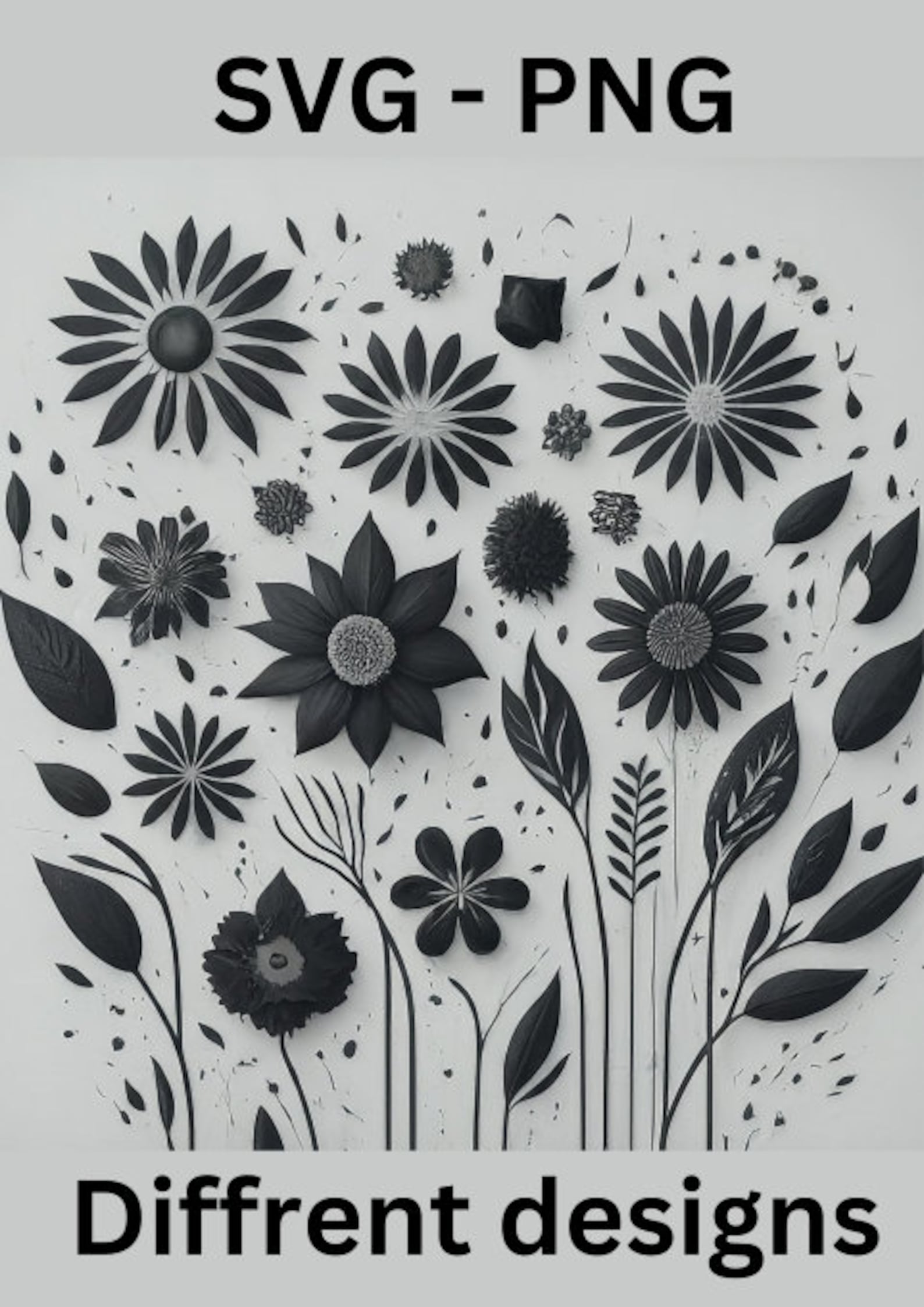 Spring Flower SVG Bundle for Cricut | Floral Designs for Shirts | Cut ...