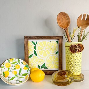 Lemon Gift Box, Lemon Summer Home Decor, Gift for New House, Summer ...