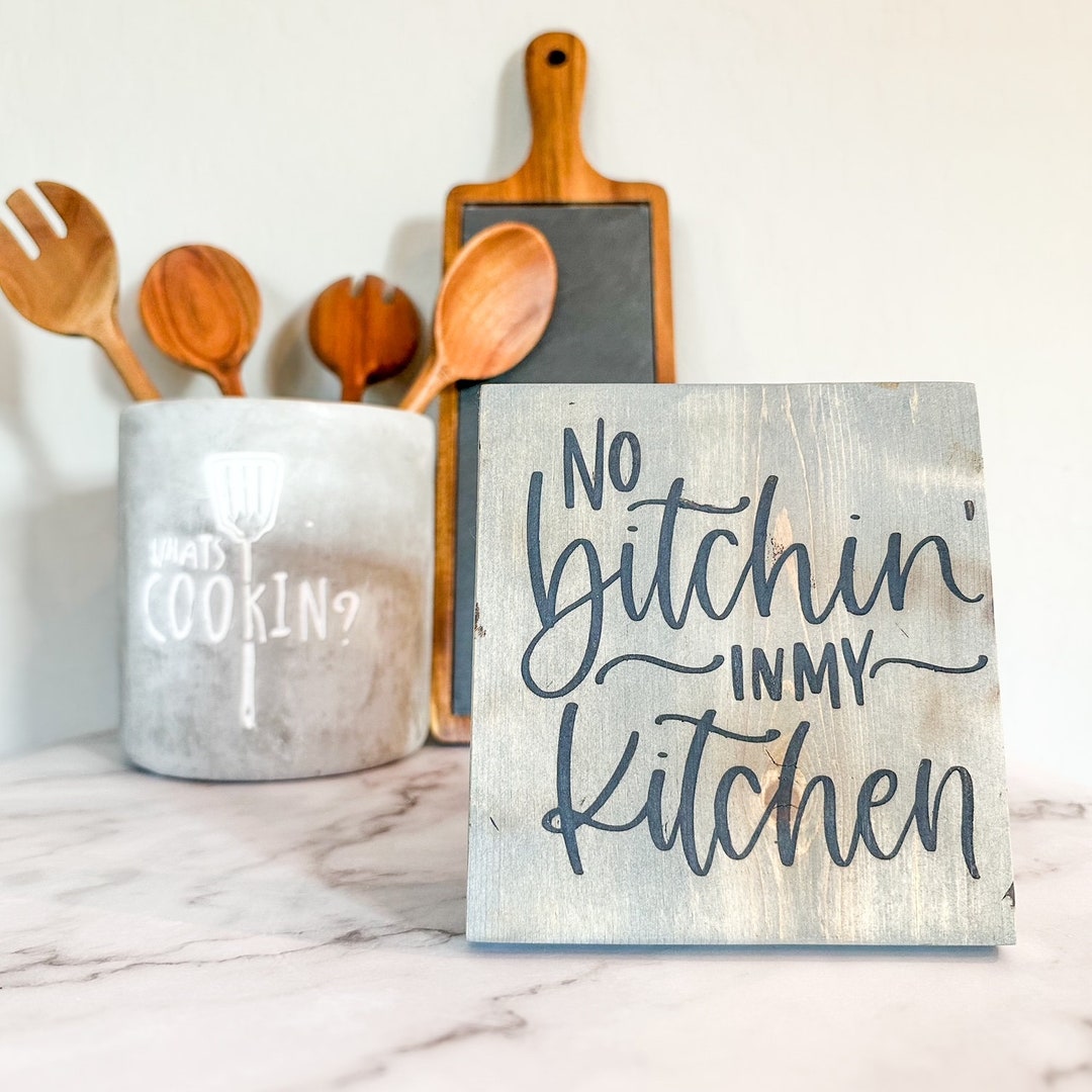 Wood Burn Sign for the Kitchen, Home Decor Gift, Wood Kitchen Sign ...
