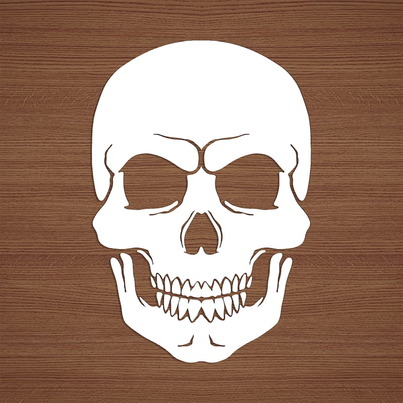 Skull Wall Decal - Etsy