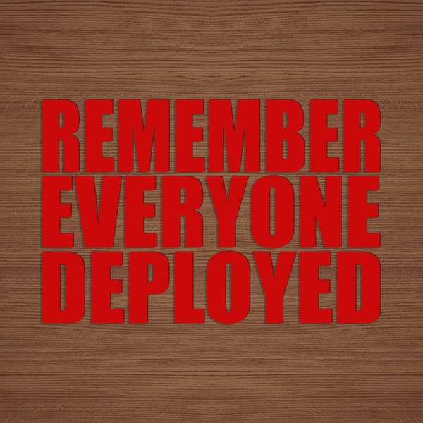 Deployment Decal - Etsy