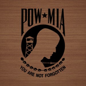 POW MIA Flag Vinyl Sticker, Prisoner of War, Missing in Action Flag ...