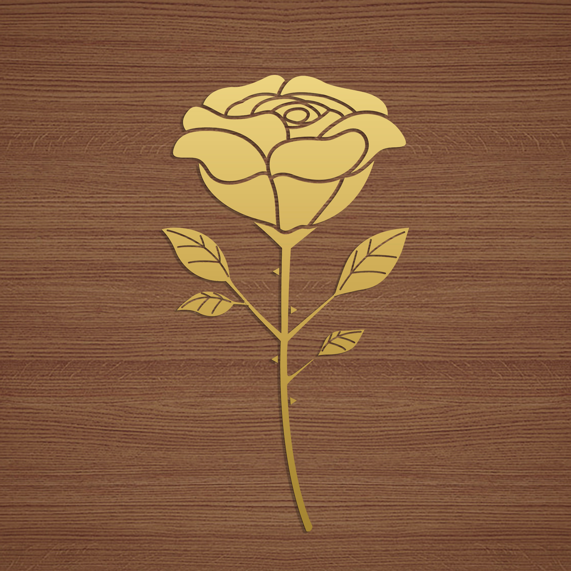 Rose Vinyl Sticker, Rose Decal - Etsy