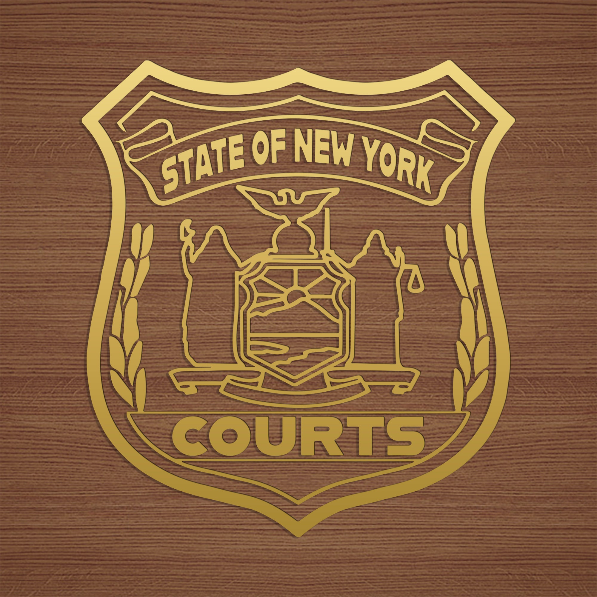 New York State Court Officer Vinyl Sticker, NYS Courts Window Decal - Etsy