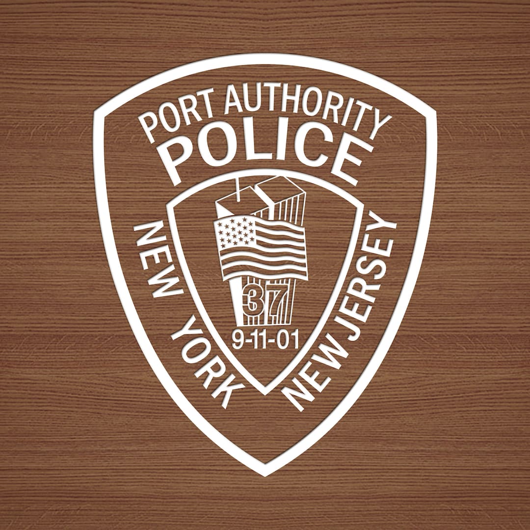 PAPD Patch Vinyl Sticker, Port Authority Police Window Decal - Etsy